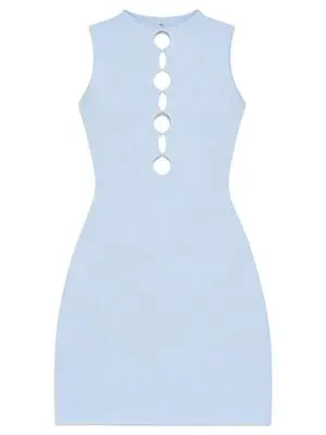 Cult Gaia Sleeveless Cut-out Mini Dress - Light Blue
