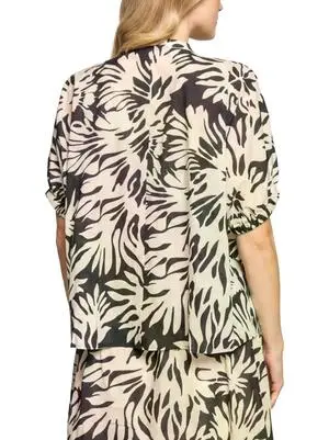 VERA MONT VERA MONT Floral-Print Puff-Sleeve Blouse