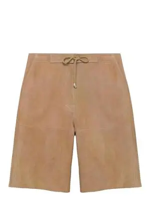SIMKHAI Simkhai Whitaker Leather Shorts
