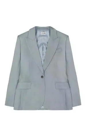 PARAH Rania Single-breasted Blazer - Blue