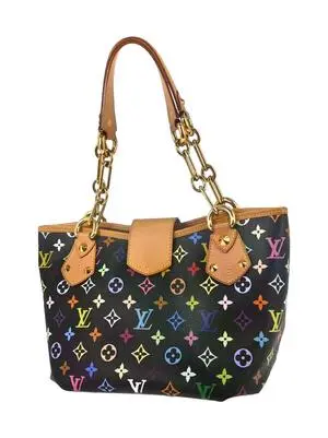 LOUIS VUITTON Monogram Multicolore Annie Mm Tote Bag - Black