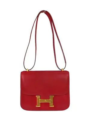 Hermès Constance Shoulder Bag - Red