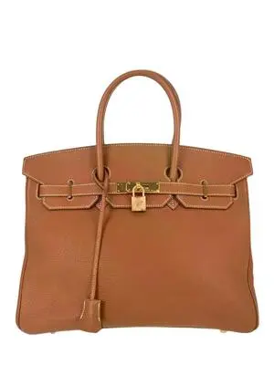 Hermès 2002 35 Birkin Tote Bag - Brown
