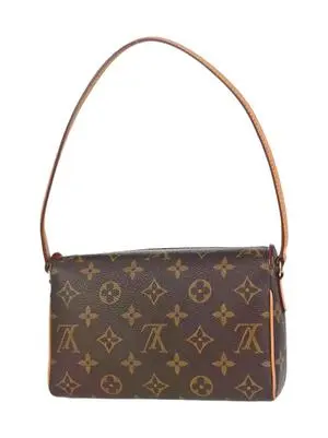 LOUIS VUITTON Monogram Canvas 2003 Recital Handbag - Brown