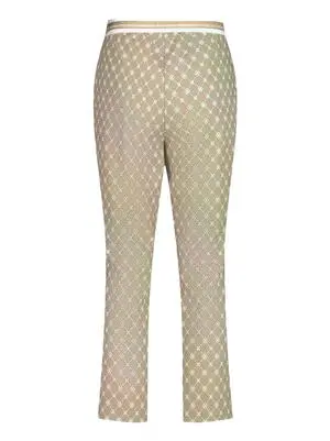BETTY BARCLAY Monogram Print Trousers - Neutrals