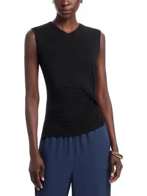Theory Cotton Modal Tank - Black