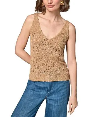 DONNA KARAN WEEKEND V-neck Sweater - Fawn