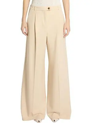 Marella Mlscarena Wide Leg Pants - Cream