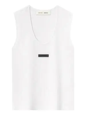 Fear Of God Soft Rib Knit Tank - Cloud White