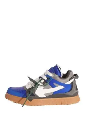 Off-White Sponge Mid-top Sneakers - Blue/white/grey