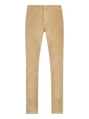 Jacob Cohen Slim Corduroy Trousers - Nude