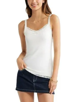 Bp. Lace Trim Camisole - Ivory