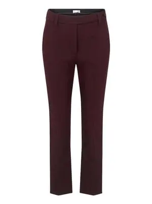 Brunello Cucinelli Tailored Trousers With Belt Loops - Black