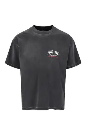 REPRESENT Gas Station Graphic T-shirt - Black