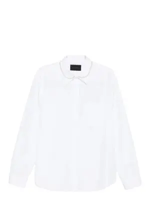 Simone Rocha Pearl-embellished Shirt - White