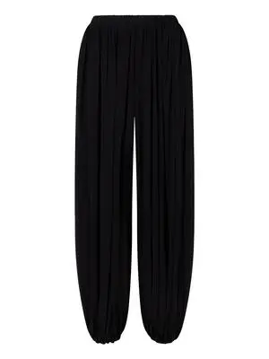 Aflalo Aflalo Lolana Satin-Jersey Balloon Pants Black