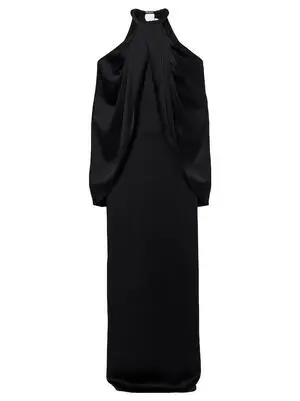 Stella McCartney Satin Halterneck Gown - Black