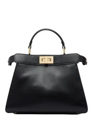 Fendi Peekaboo® Small Leather Top-handle Bag - Black