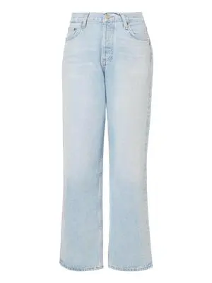 AGOLDE V-waist Baggy Straight Jeans In Nexus Wash - Blue