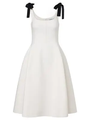 Givenchy Bow Detail Midi Dress - White