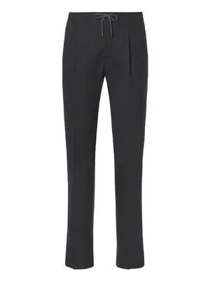 SLOWEAR Virgin Wool Tapered Pants - Grey