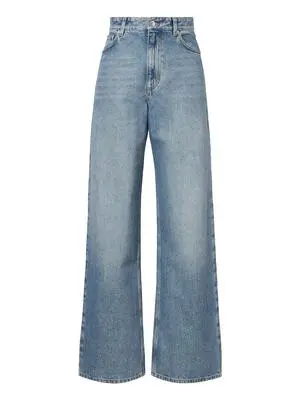 Erdem High-rise Wide-leg Jeans In Light - Blue