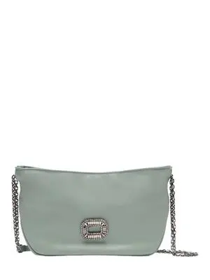 ROGER VIVIER Pilgrim Small Leather Shoulder Bag