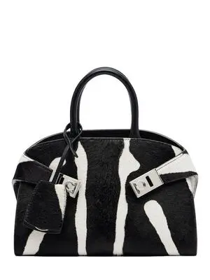 FERRAGAMO Hug Small Shoulder Bag - Black