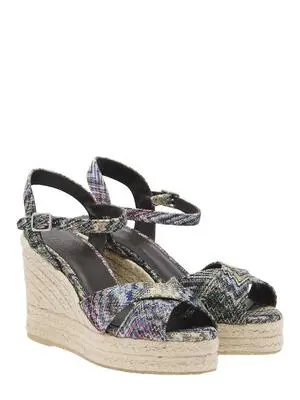 Missoni Zigzag Wedge Sandals - Multicoloured