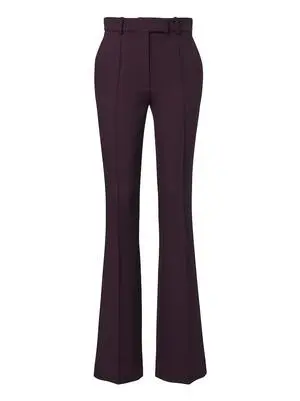 Alex Perry Virgin Wool Flared Pants - Purple