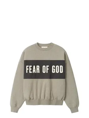 Fear Of God Cropped Relaxed Panelled Sweatshirt - Multi
