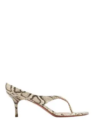 AMINA MUADDI Amina Muaddi Alexandra Thong Slipper Sandal