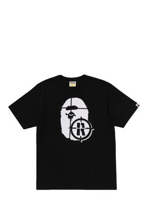 A BATHING APE Hunting Ape Head T-shirt - Black
