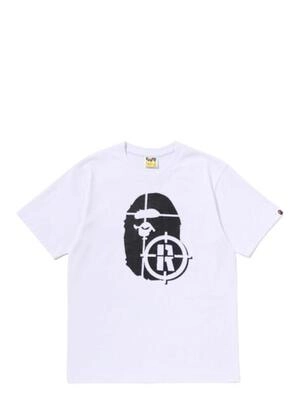 A BATHING APE Hunting Ape Head T-shirt - White
