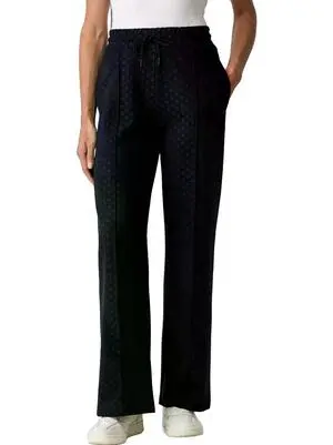 GUESS GUESS USA Monogram Pattern Drawstring Track Pants
