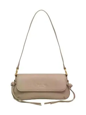 TWINSET Logo Debossed Knot-detail Tote Bag - Neutrals
