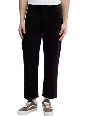 VANS Logo Patch Straight-leg Jeans - Black