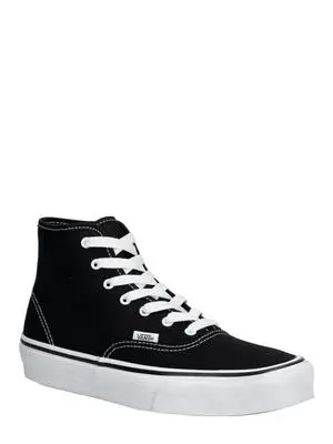 VANS High-top Lace-up Sneakers - Black