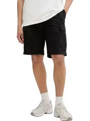 VANS Cargo Shorts With Drawstring Waist - Black