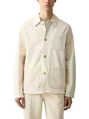 Michael Kors Button-up Pocket-detail Jacket - Neutrals