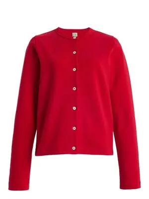 FLORE FLORE Poppy Cotton Cardigan - Red