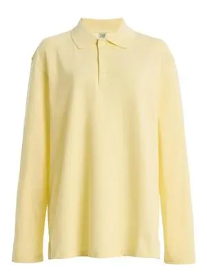 FLORE FLORE Cotton Polo Shirt - Yellow