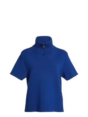COURREGES Zipped Knit Top - Blue