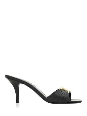 FERRAGAMO Witty Leather Mules - Black