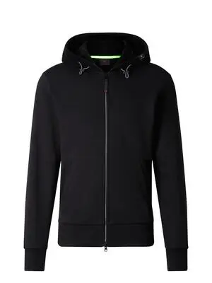 Bogner Kano Cotton Jersey Jacket With Velour Accents - Black