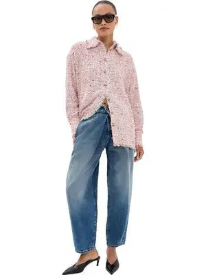 BALMAIN Light Tweed Overshirt