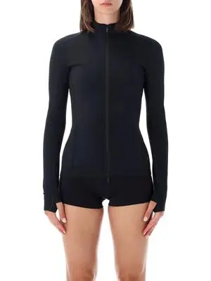 On On Running Women's Fitted Zip-Front Training Jacket Nero