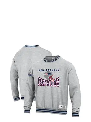 Champion New England Patriots Reverse Weave Fleece Sweatshirt By - Gray