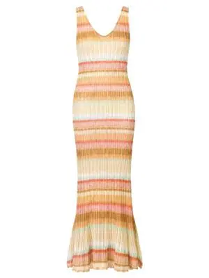 CINQ À SEPT Edie Space-Dyed Maxi Dress