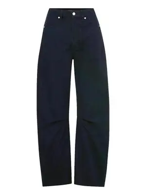 Veronica Beard Sloan Barrel-leg Jeans - Blue